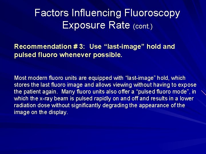Fluoroscopy Credentialing William Robeson Radiation Safety Officer North