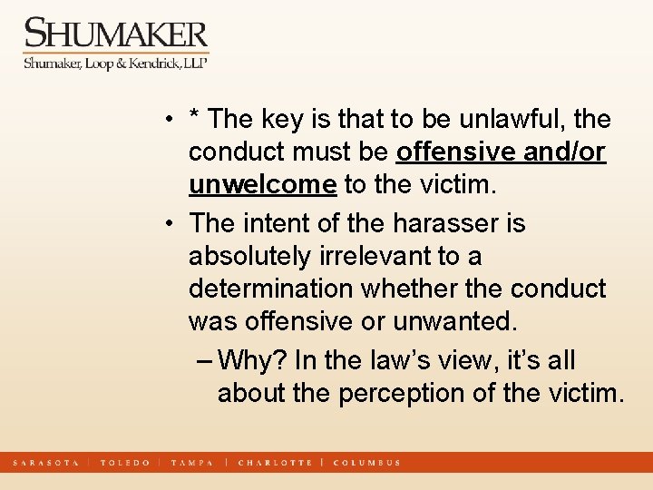 Sexual Harassment in the Workplace Employee Training Introduction