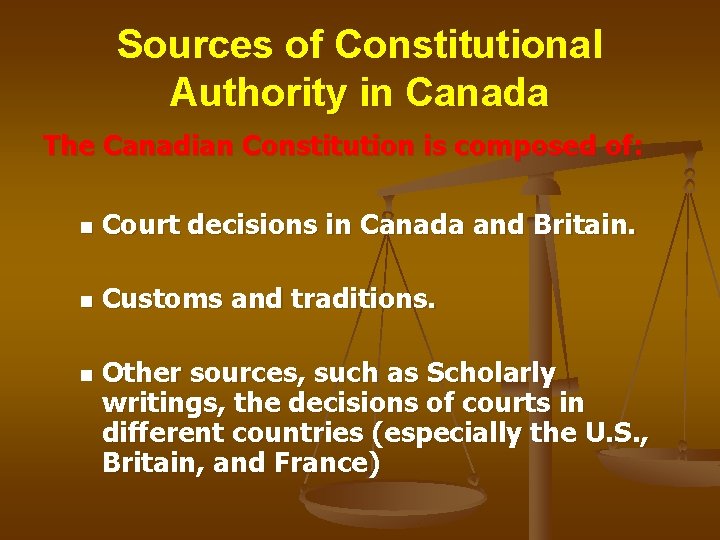 Constitutions Written and Unwritten Conventions Constitutions A ...