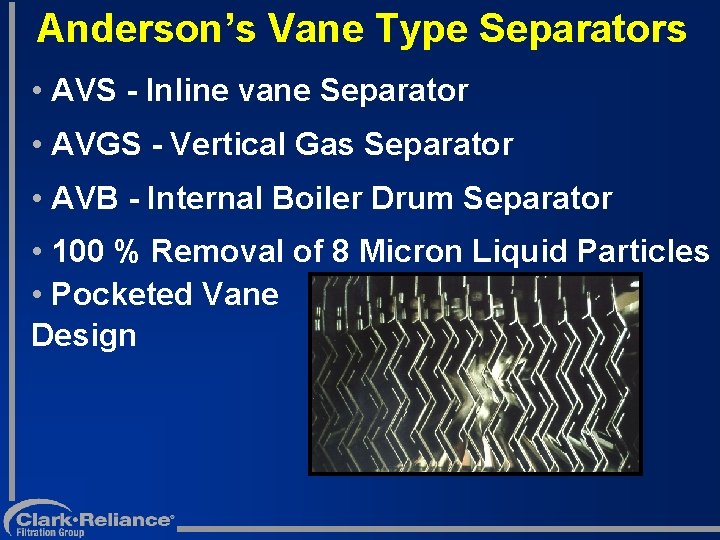 ANDERSON SEPARATOR ENGINEERED PRODUCTS Product Overview Engineered ...