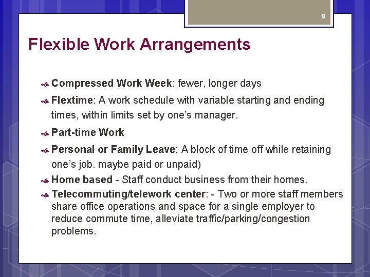 Flexible Working Hours Work Life Balance A Presentation