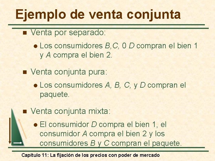 Captulo 11 La fijacin de los precios con