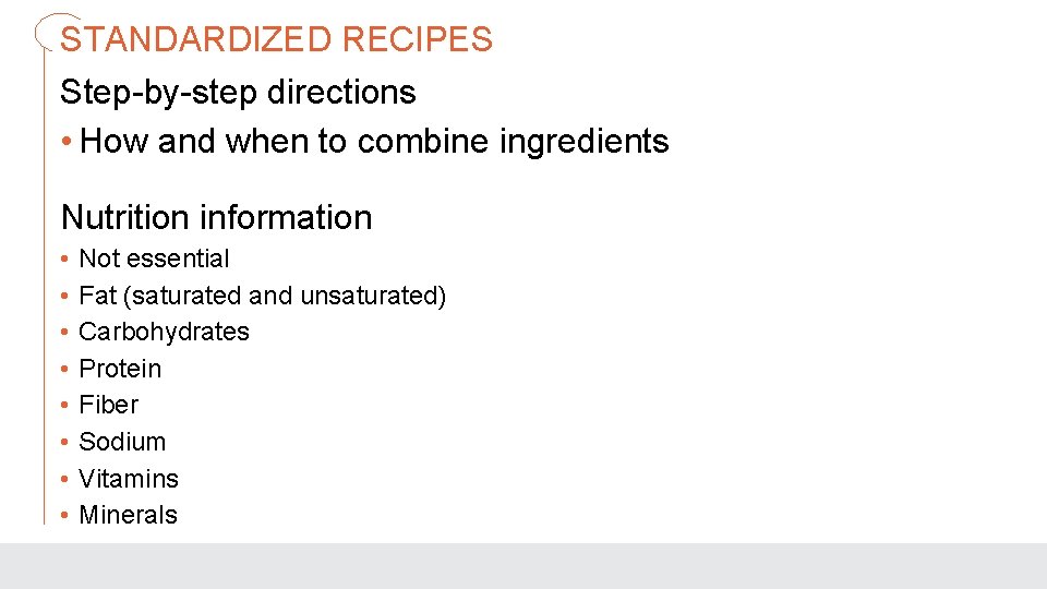 Copyright 2017 by the National Restaurant Association Educational