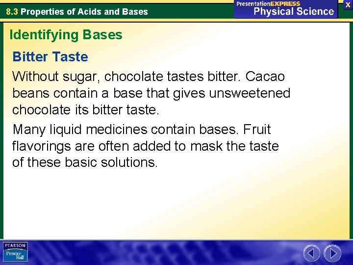 8 3 Properties of Acids and Bases One