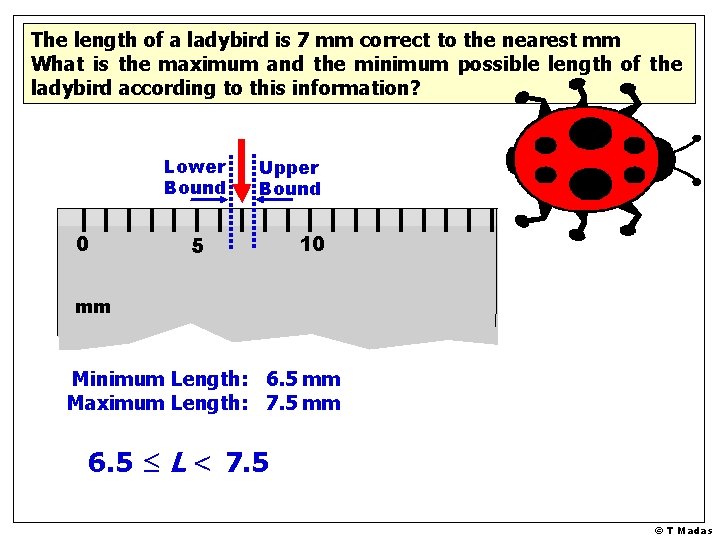 T Madas Describing the Accuracy of Measurements Part