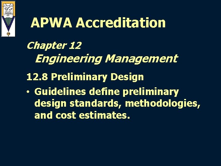The Benefits of APWA Accreditation November 8 2018