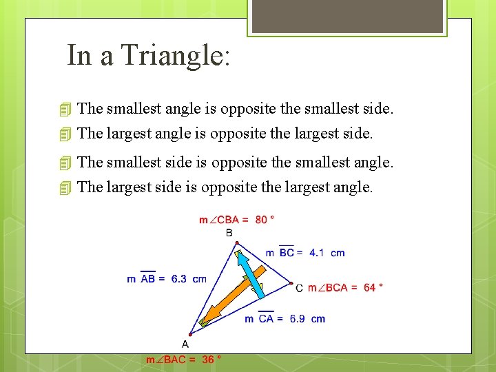 Lesson Triangle 3 3 Inequalities Modified by Lisa