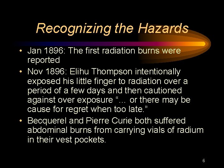 Louisiana State University Radiation Safety Office Module 5