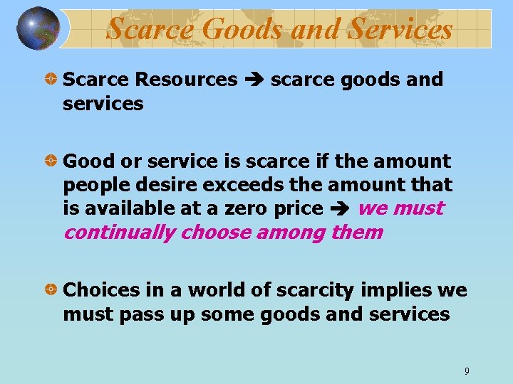The Art and Science of Economics CHAPTER 1