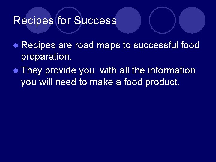 Chapter 39 Food Preparation Basics Recipes for Success