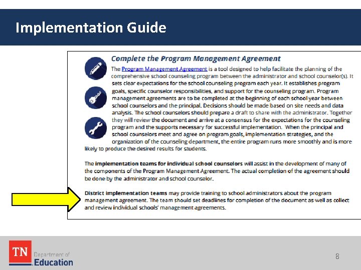 School Counseling Model Implementation at the District Level