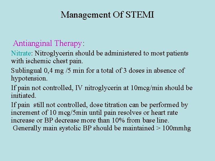 Diagnosis And Management STEMI Of DR REEM ALZAHRANI