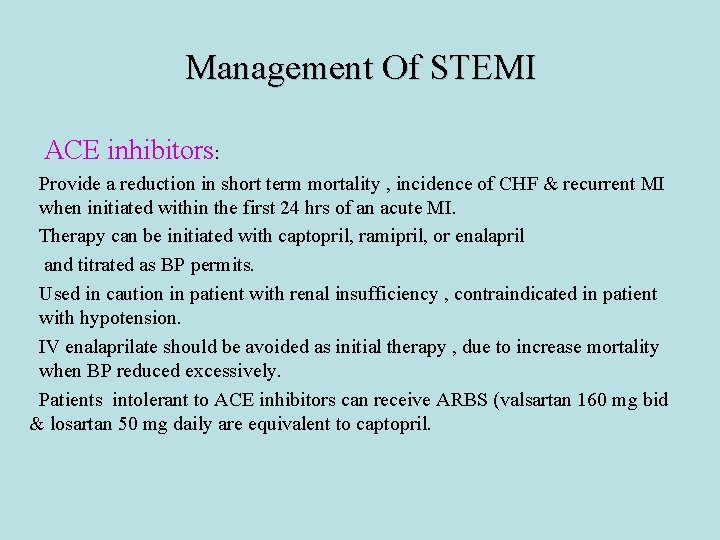 Diagnosis And Management STEMI Of DR REEM ALZAHRANI