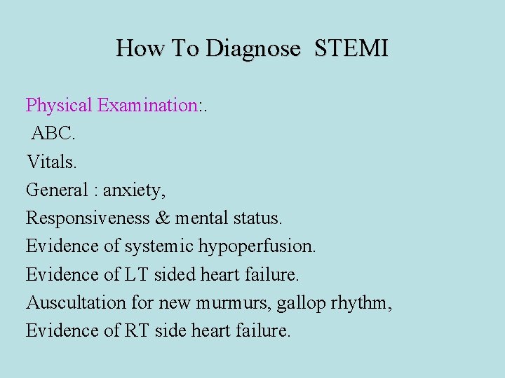 Diagnosis And Management STEMI Of DR REEM ALZAHRANI
