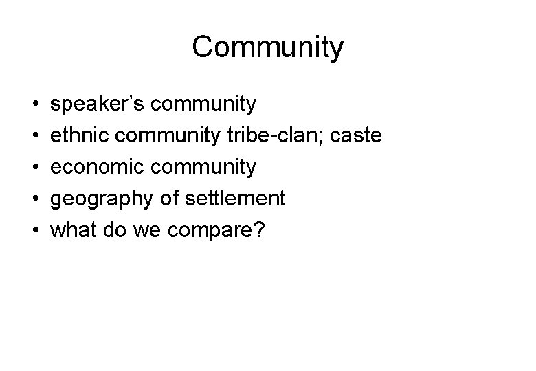 Languages in Contact Maarten Mous Leiden University Structure