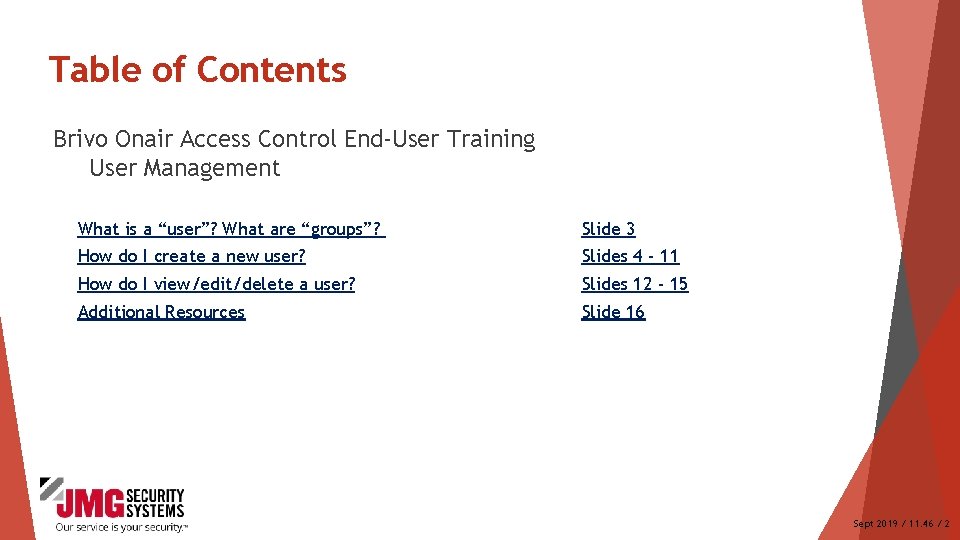 Brivo Onair Access Control EndUser Training User Management
