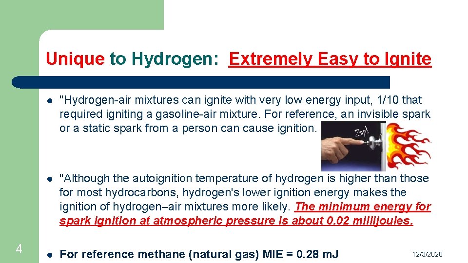 Special Hazards of Hydrogen Gas in the Laboratory