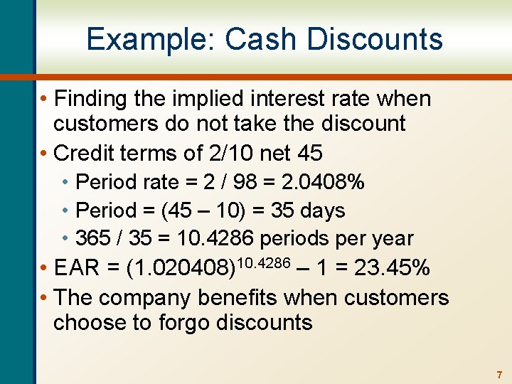 Chapter 21 Credit and Inventory Management Mc GrawHillIrwin