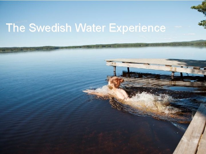 The Swedish Water Experience We offer Swedish water