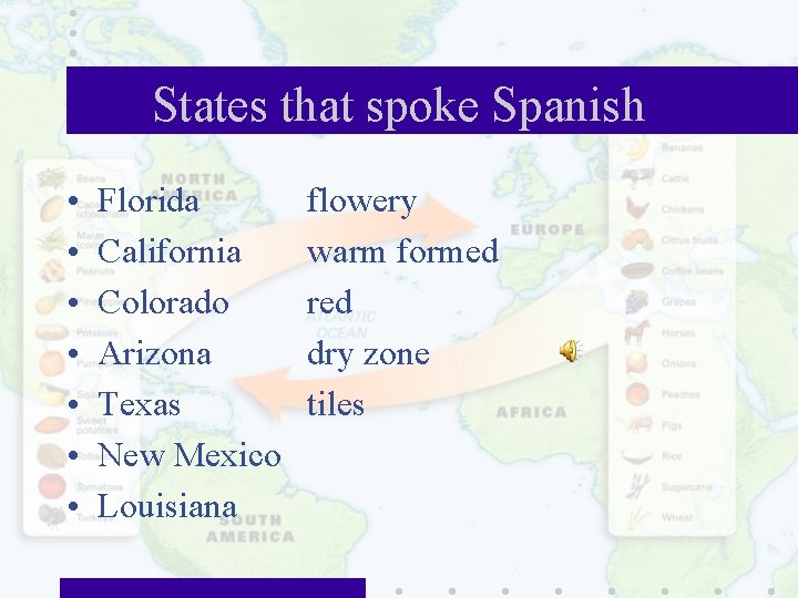The countries that speak Spanish The Spanish speaking