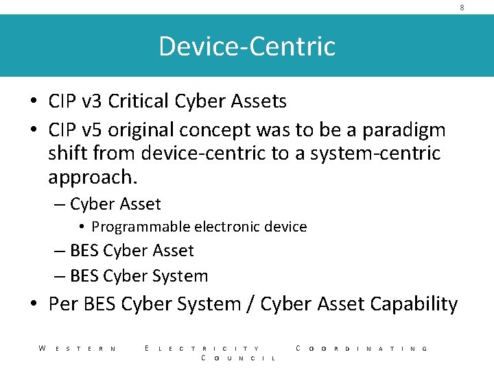 Cyber SystemCentric Approach To Cyber Security and CIP