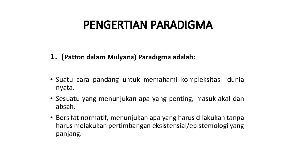 PERSPEKTIF ILMU KOMUNIKASI Teori dan Paradigma Mirza Shahreza