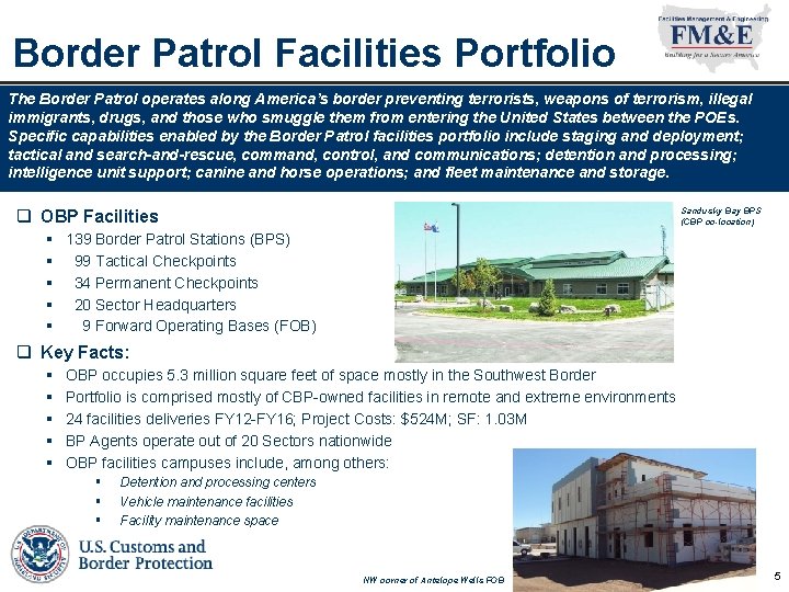CBP Office of Administration Facilities Management and Engineering