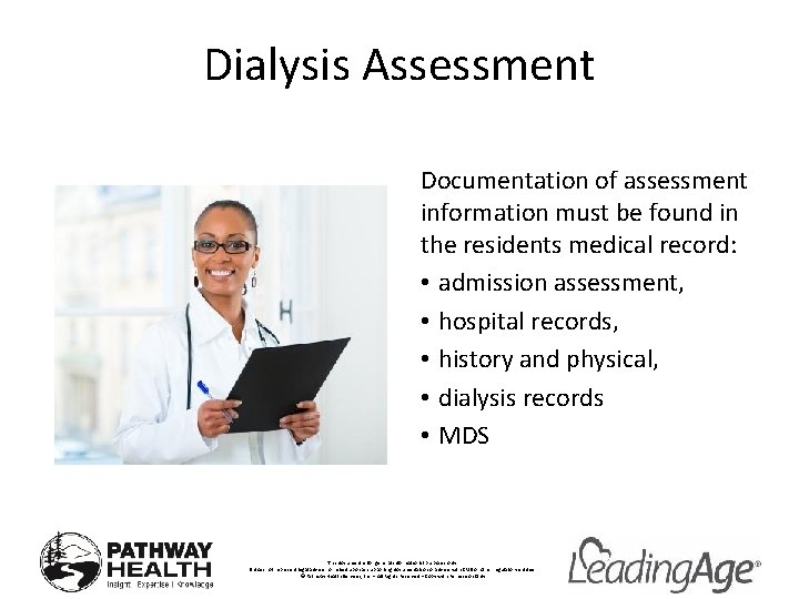 Dialysis Competency Staff Training Objectives Upon completion of