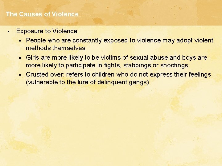 Chapter 10 Violent Crime Introduction Expressive violence acts