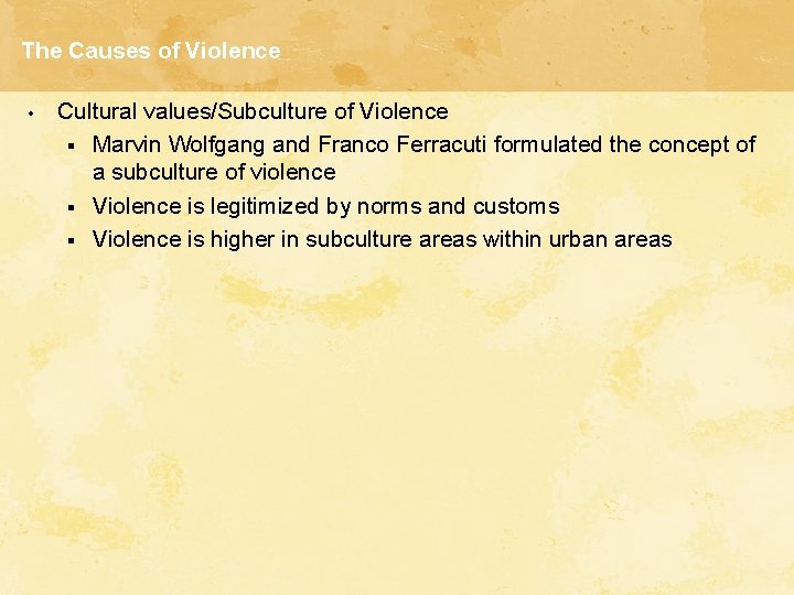 Chapter 10 Violent Crime Introduction Expressive violence acts