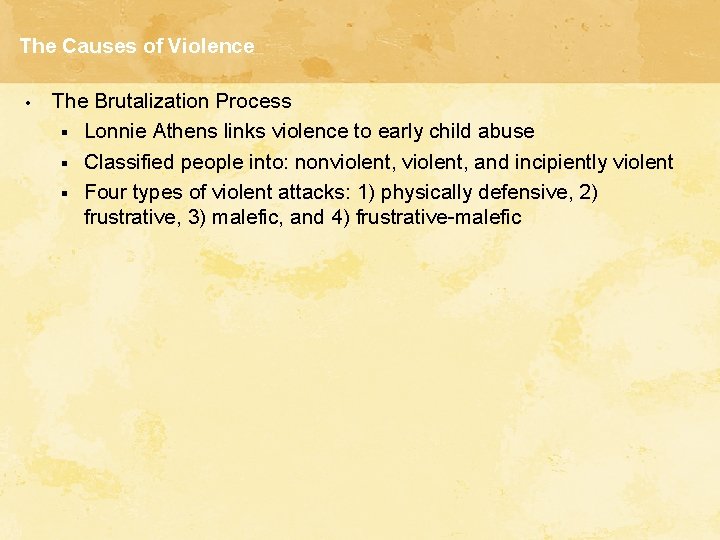 Chapter 10 Violent Crime Introduction Expressive violence acts