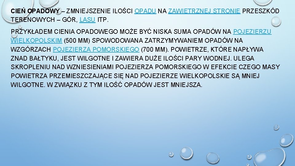GOSPODARKA WODNA POLSKI 1 DEFICYT I NADMIAR WODY