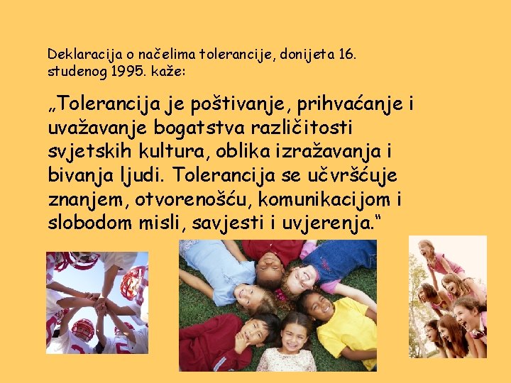 ODGOJ ZA HUMANI RAZVOJ Konvencija o pravima djeteta