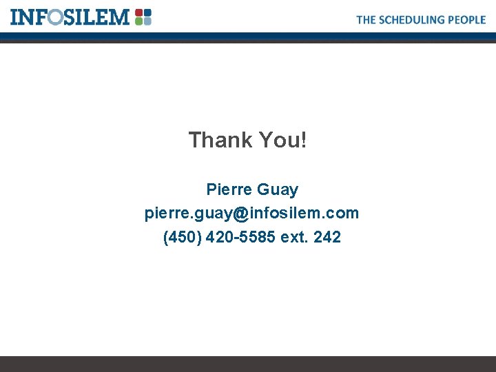 Course and Room Scheduling Key Success Factors Pierre