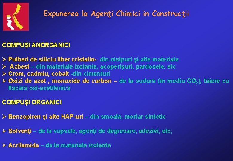 Bune practici pentru prevenirea expunerii la ageni chimici