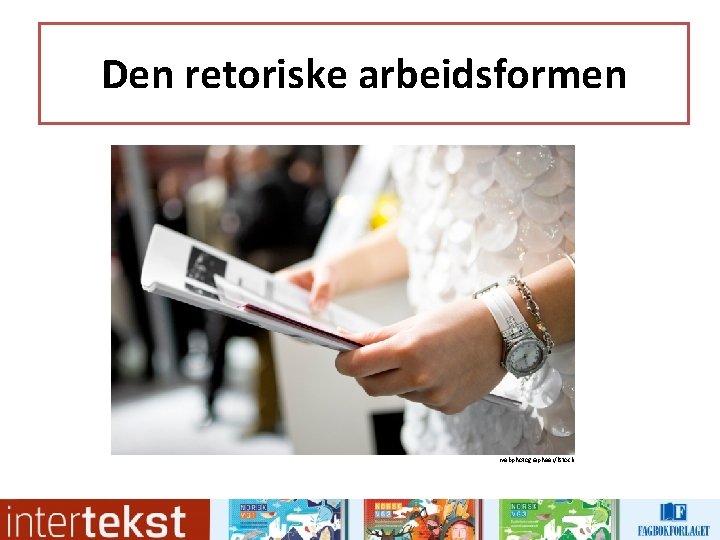 Den retoriske arbeidsformen webphotographeeri Stock 5 faser u