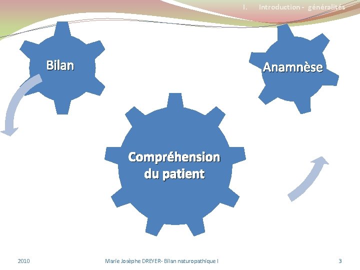 UV 102 Le Bilan Vital Naturopathique I Marie