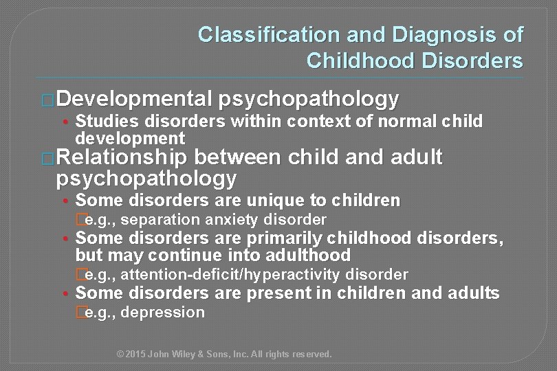 Power Point Lecture Notes Presentation Chapter 13 Disorders