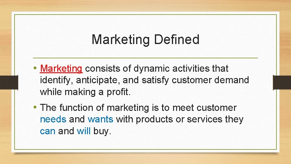 Chapter 1 Marketing in Business Careers in Marketing