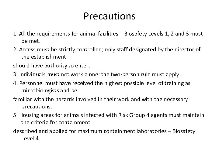 Laboratory Animal Facilities Introduction Those who use animals