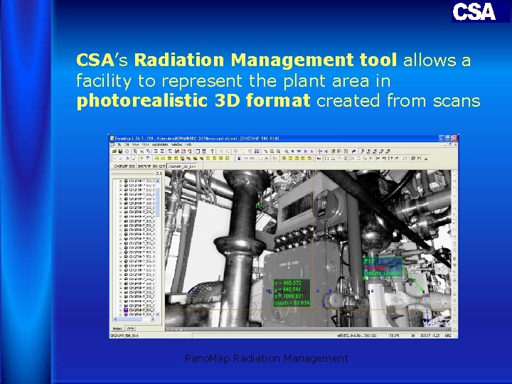 Pano Map Radiation Management Create Radiation Surveys Estimate