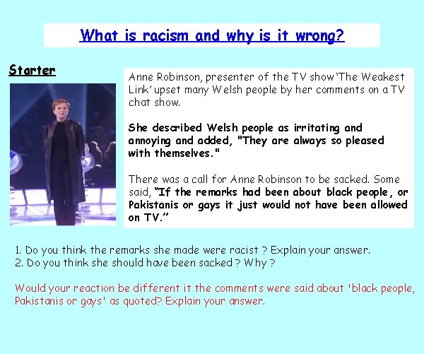 What is racism and why is it wrong
