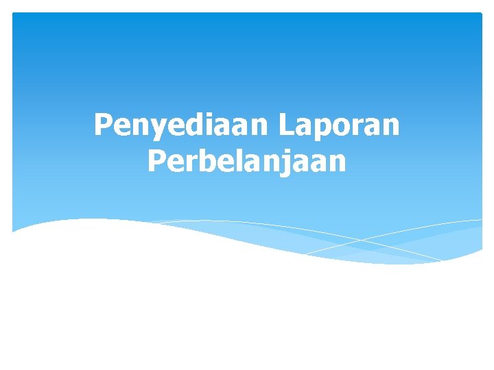 Pengenalan Flimsi Perbelanjaan Mengurus Pembangunan dan Penyediaan Laporan