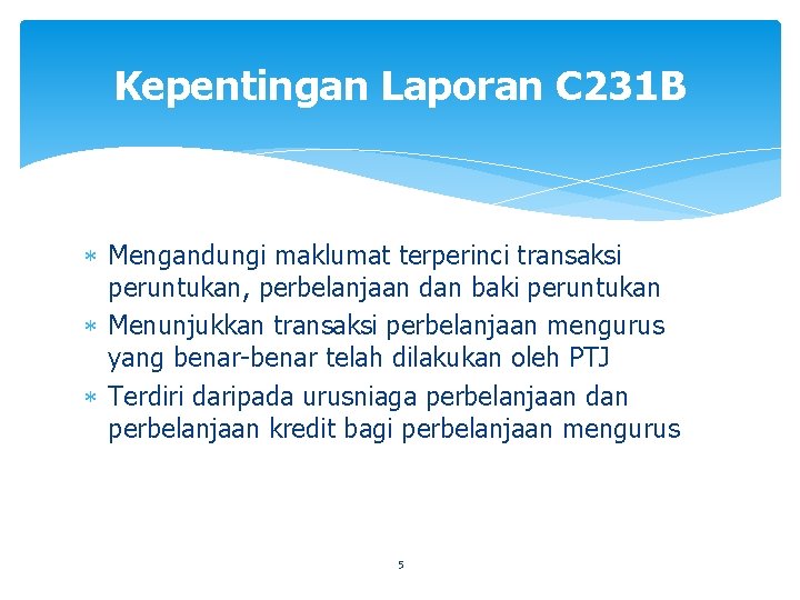 Pengenalan Flimsi Perbelanjaan Mengurus Pembangunan dan Penyediaan Laporan