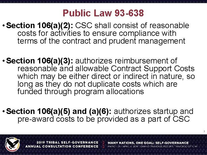 BIA Contract Support Costs Title IV Award Formulation