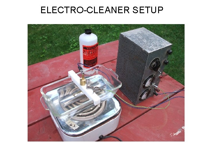 ELECTROPLATING in the HOME WORKSHOP by Norm Jones