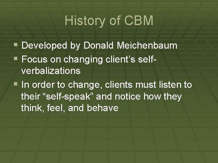 Cognitive Behavioral Therapy Rational Emotive Behavior Therapy REBT