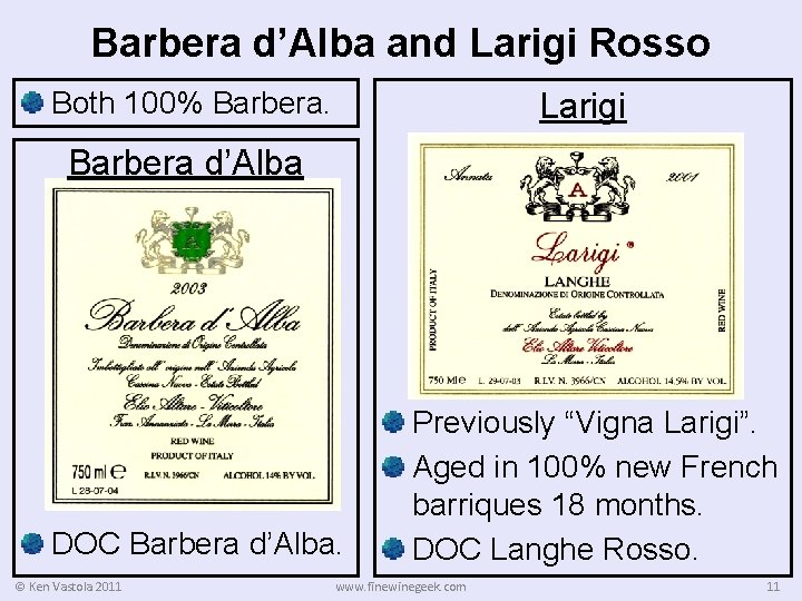Reading the Labels of Elio Altare The Fine