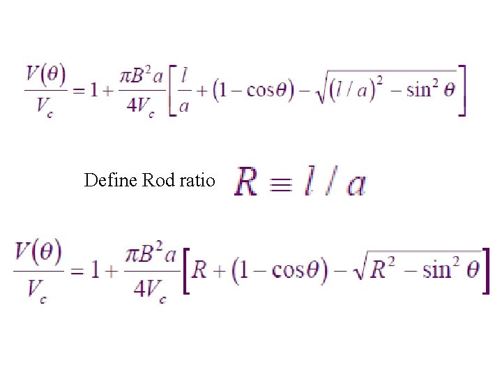 Kinematic Analysis for A Conventional I C Engine