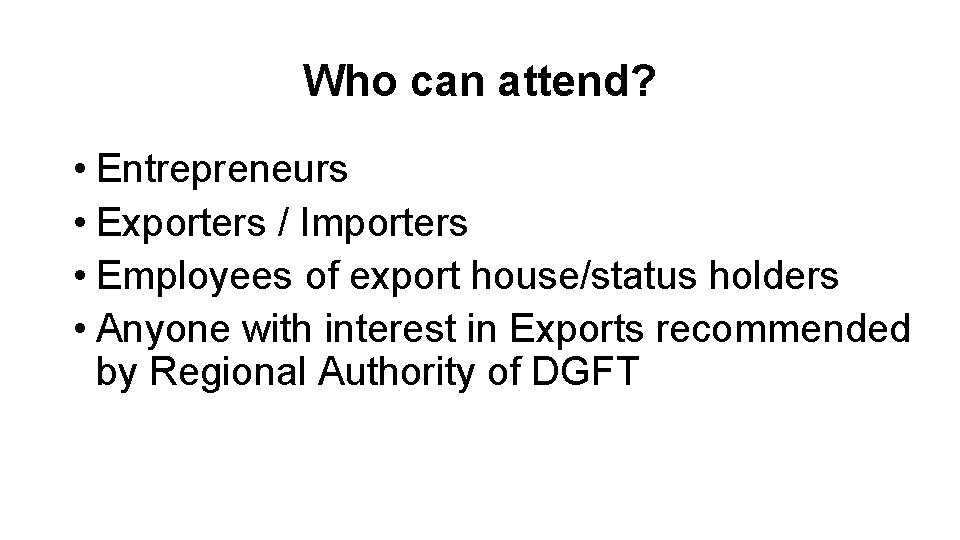 Online Certificate Program In Export Import Business Under